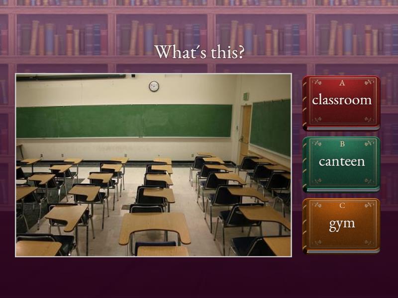PARTS OF THE SCHOOL - Quiz