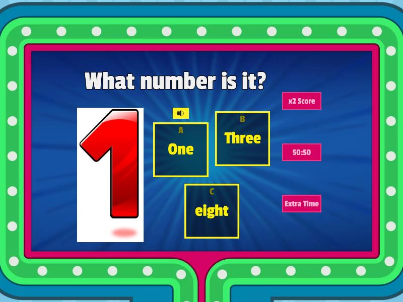 numbers QUIZ - Gameshow quiz