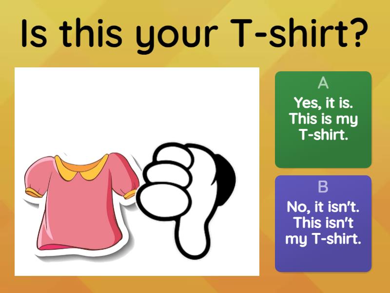 This is/ This isn't - Activity! - Quiz