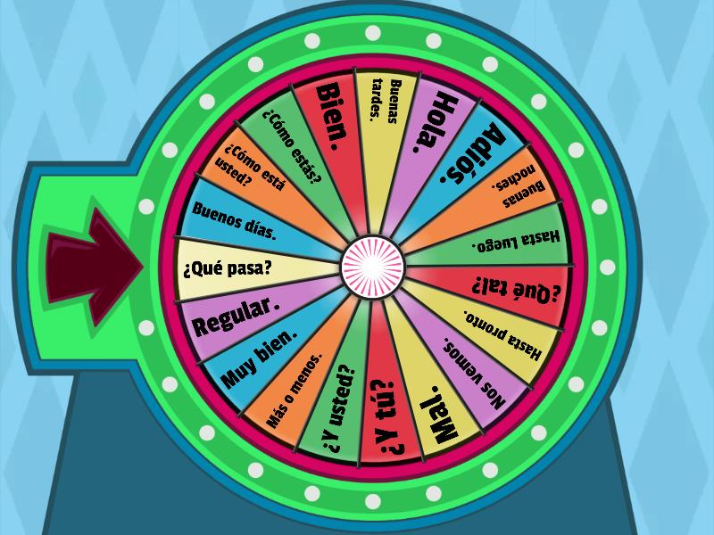 Español review wheel 1 - Random wheel