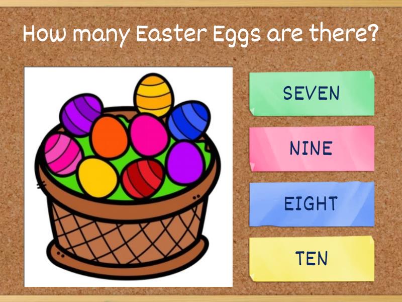 Easter - Numbers - Quiz