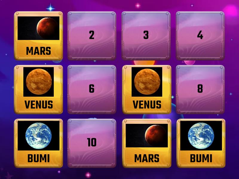 PLANET - Matching pairs