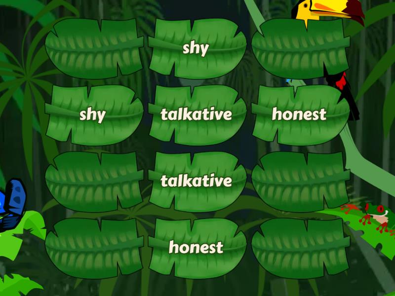 Adjective - Matching pairs