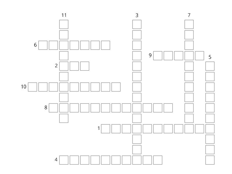 WEEK 3 Hypotheses, Variables and Experiments - Crossword