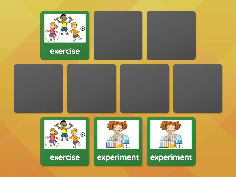Letter X - Matching pairs