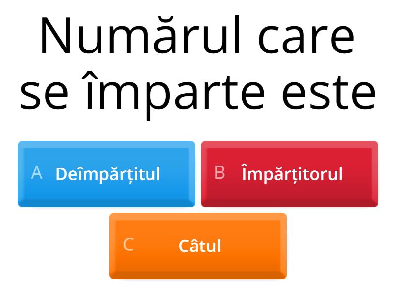 TERMINOLOGIE MATEMATICA CLS II - Quiz