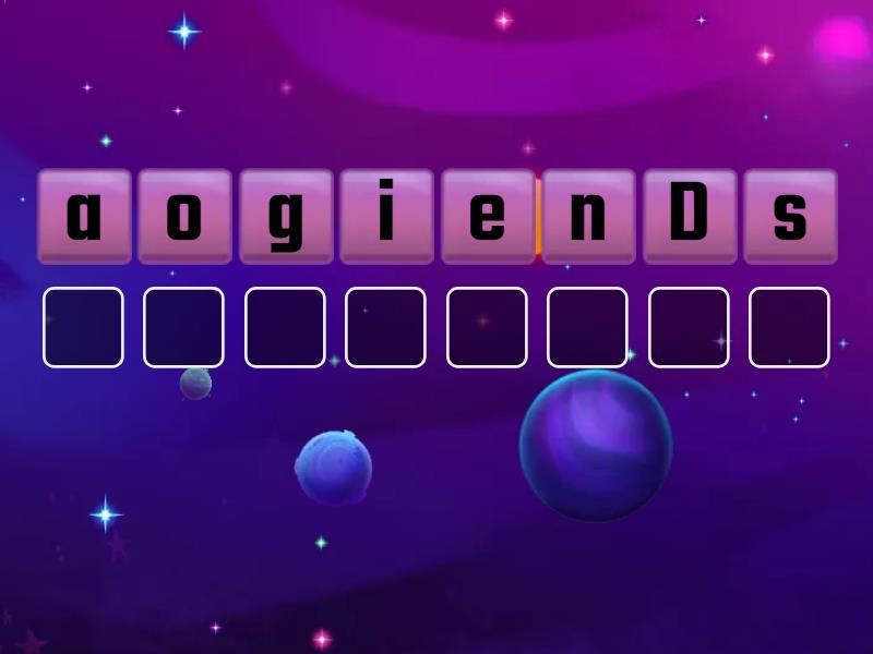 UNIT 9 SCIENCE - Anagram