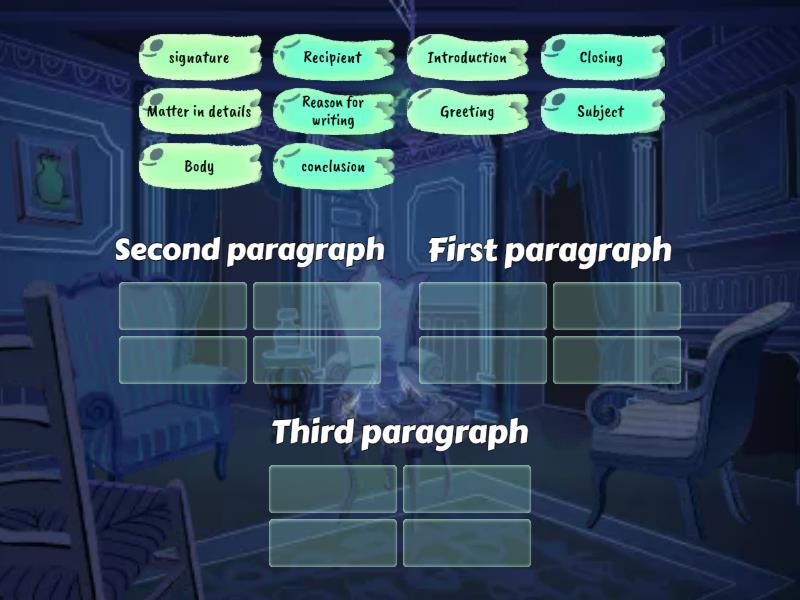 Formal email layout - Ordenar por grupo