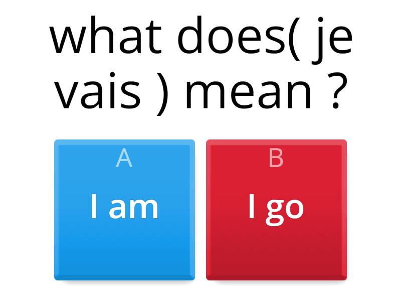 G1 je vais - Quiz