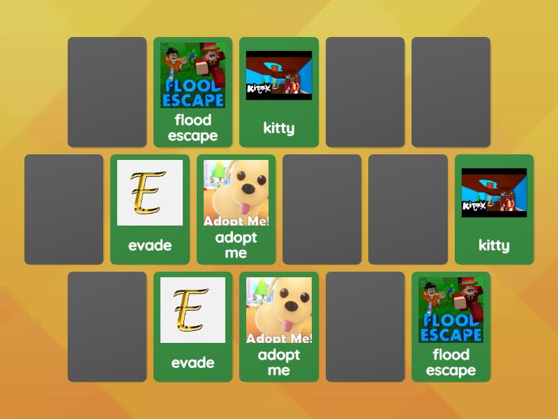 roblox match harder - Matching pairs