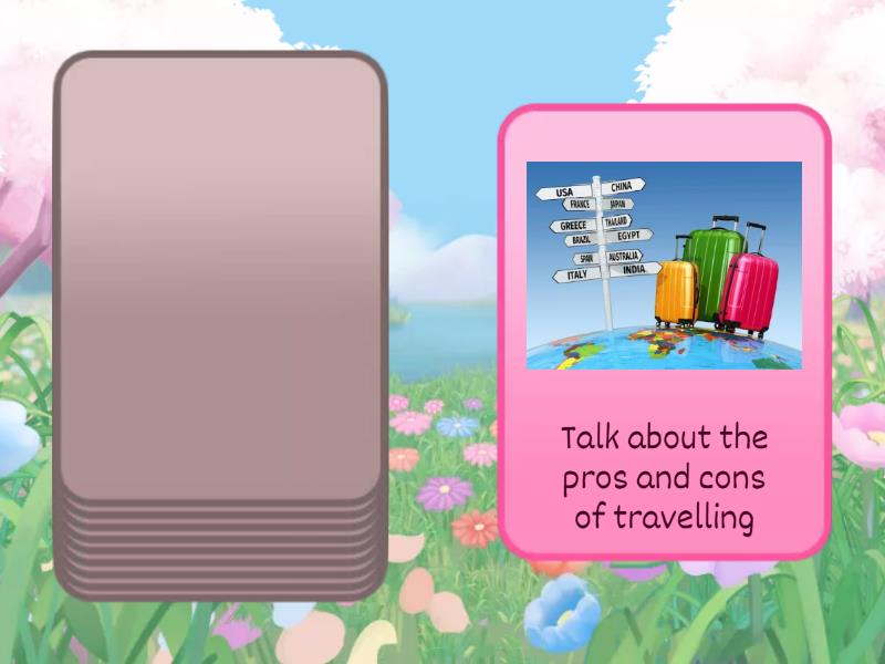 . Travelling. - Speaking cards