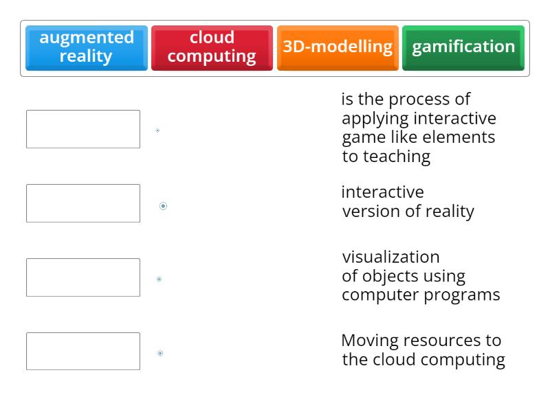 match the definition correctly - Match up