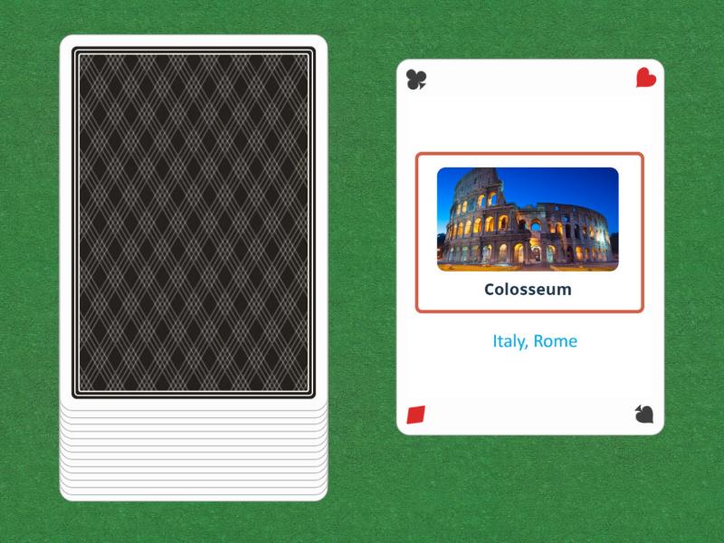 Past simple landmarks - Speaking cards