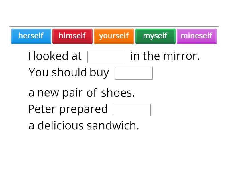Reflexive pronouns 5 - Missing word