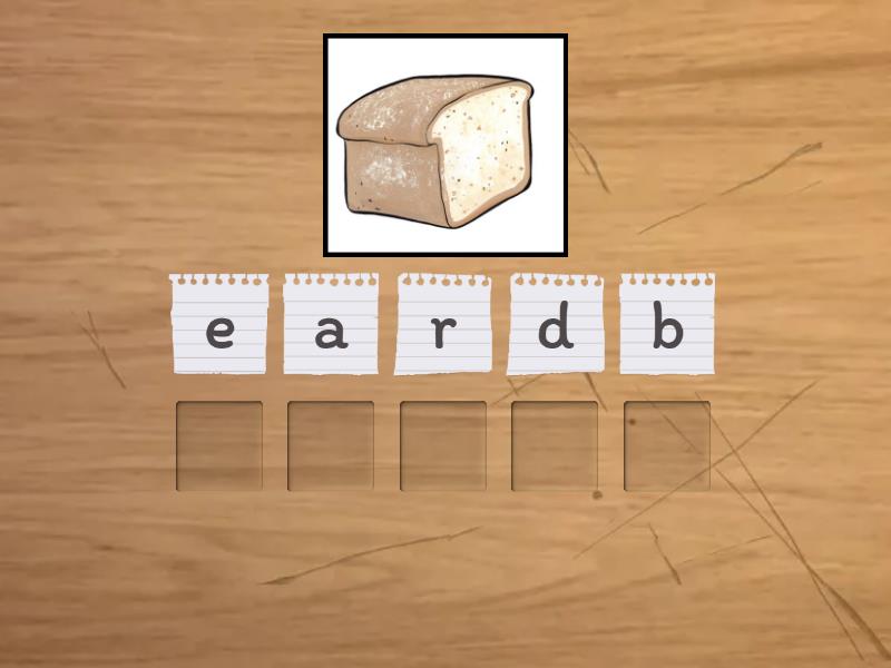 Kid's box 2 Unit 6 Dinner time spelling - Anagrama