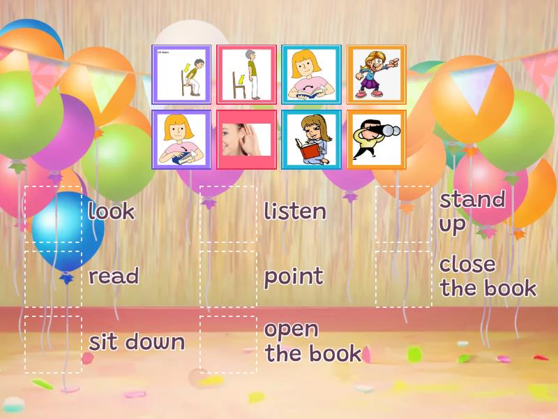 P.1 Ch.3 Matching Classroom instructions - Match up