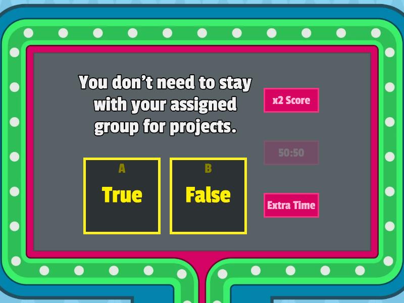 STEAM Rules and Procedures - Gameshow quiz