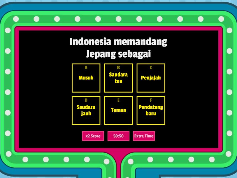 Jepang masuk ke Indonesia - Gameshow quiz