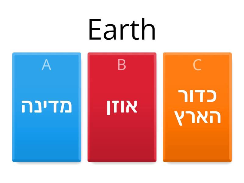 Think about it! Unit 3 - words - Quiz