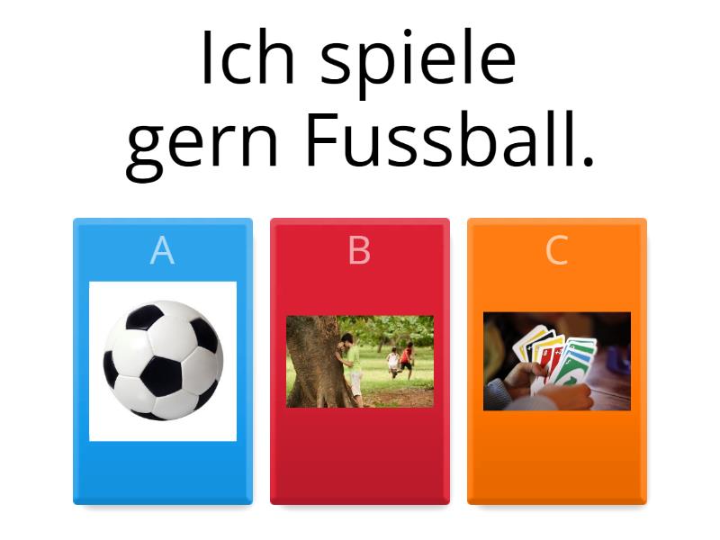 Was machst du gern? - Quiz