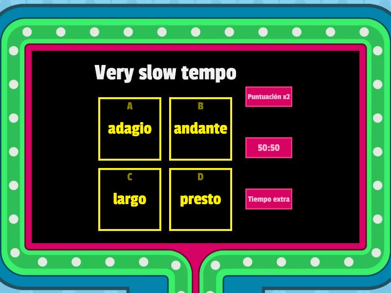 TEMPO - Gameshow quiz