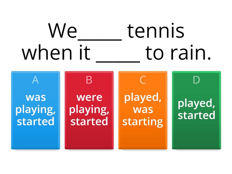 Past Simple vs Past Continuous - Quiz