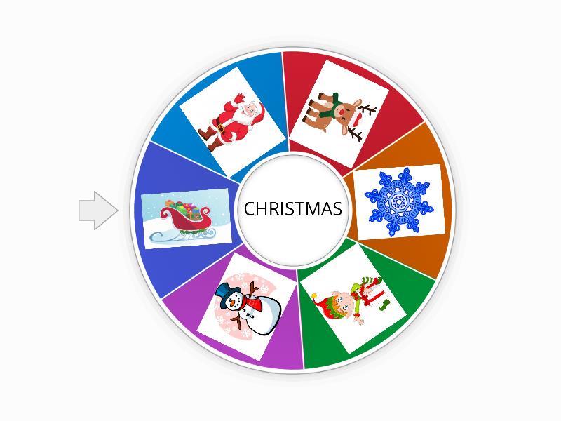Christmas wheel - Spin the wheel