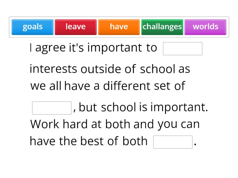 Gold experience B2 Unit 1 - Complete the sentence