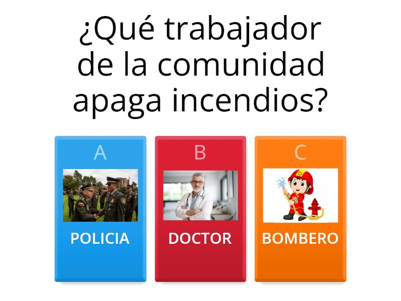TRABAJADORES DE LA COMUNIDAD - Quiz