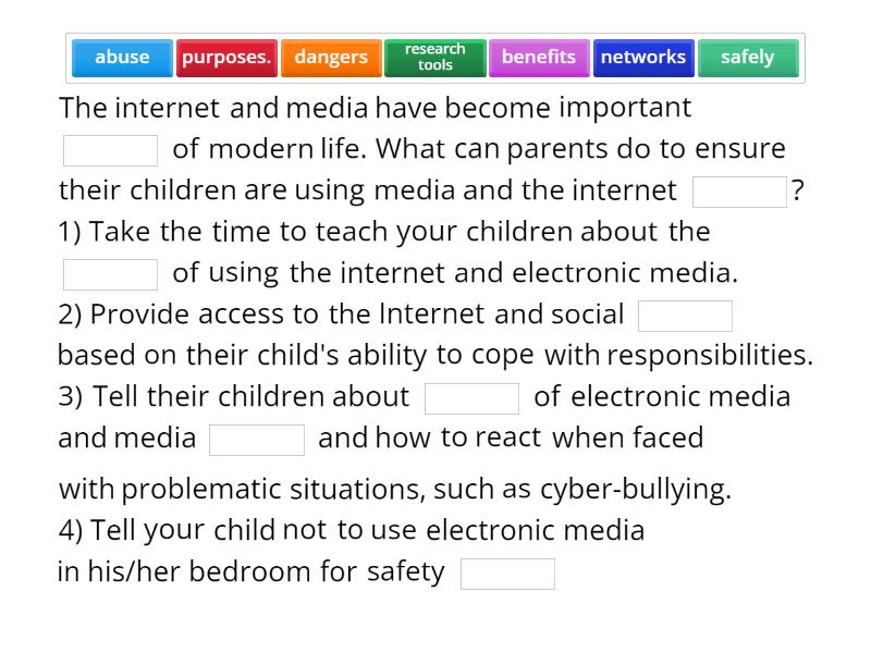 s activity - Missing word