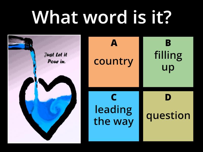 Rain School Vocabulary - Quiz