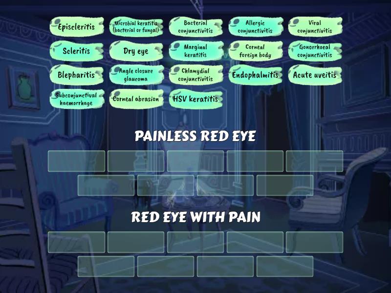 RED EYE - Group sort