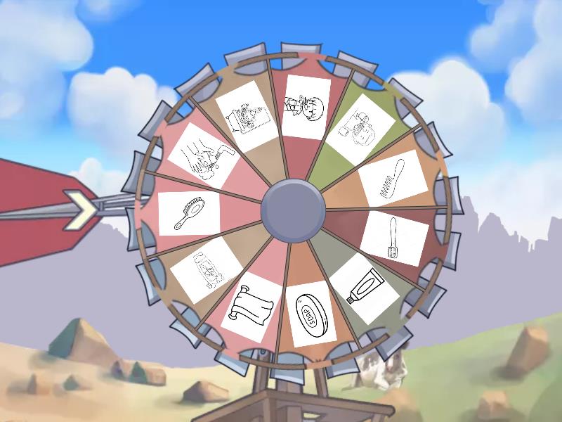 Bingo cards - Spin the wheel
