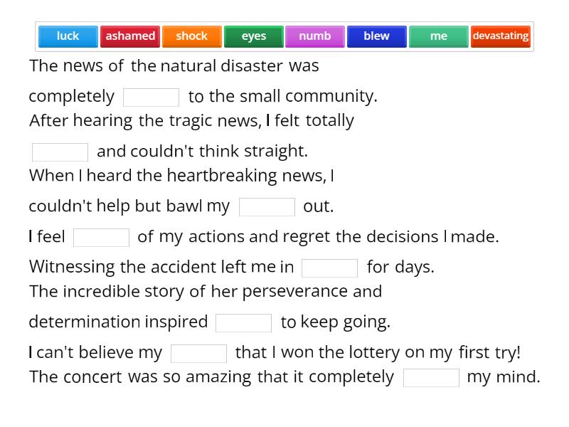 Roadmap B2 Unit 1B - Complete the sentence