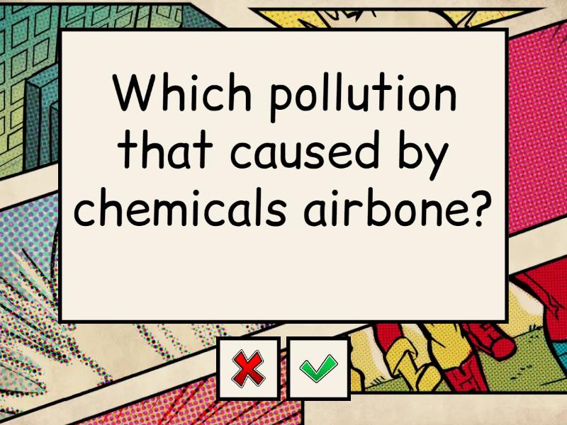 Types of Pollution Showdown - Flash cards