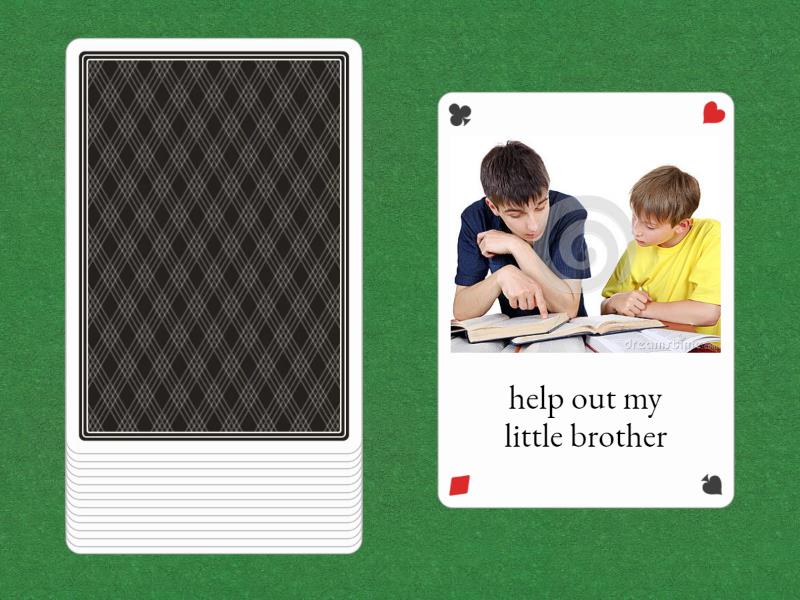 prep 3 ideas for arrangements in future - Speaking cards