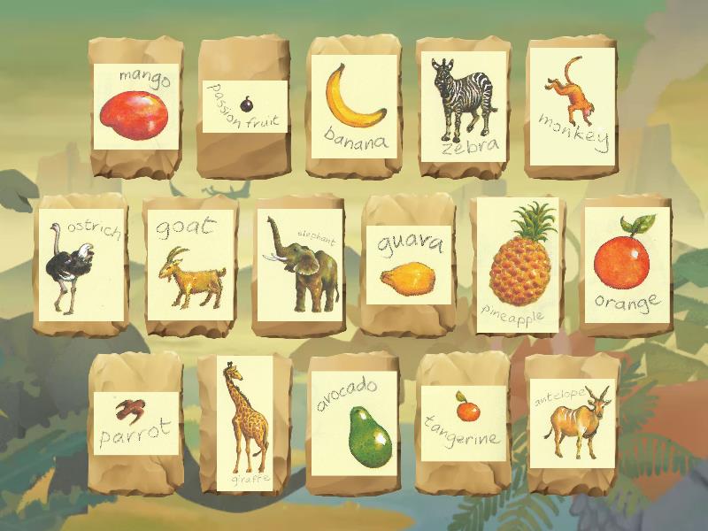 Handa's surprise 16 items - Flip tiles