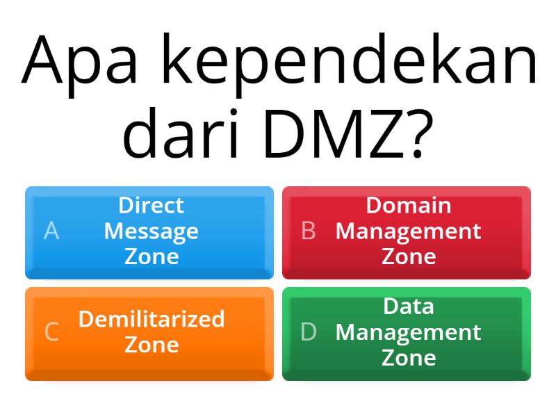 Soal Server DMZ - Quiz