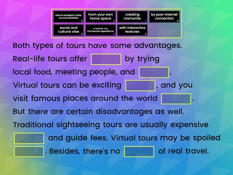 EGE_Speaking_Tour types (3) - Complete the sentence