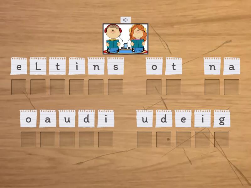 Family and Friends 3 Unit 10 Lesson2 - H - Anagram