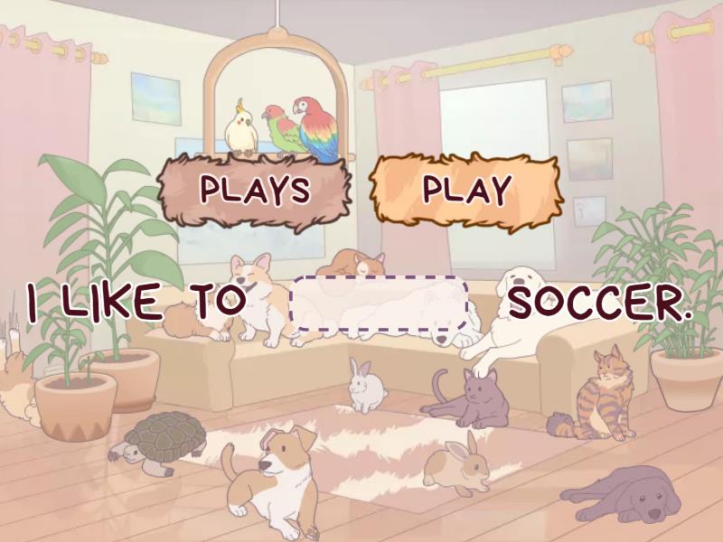 PRESENT SIMPLE (LIKE) MODIFIED - Complete the sentence