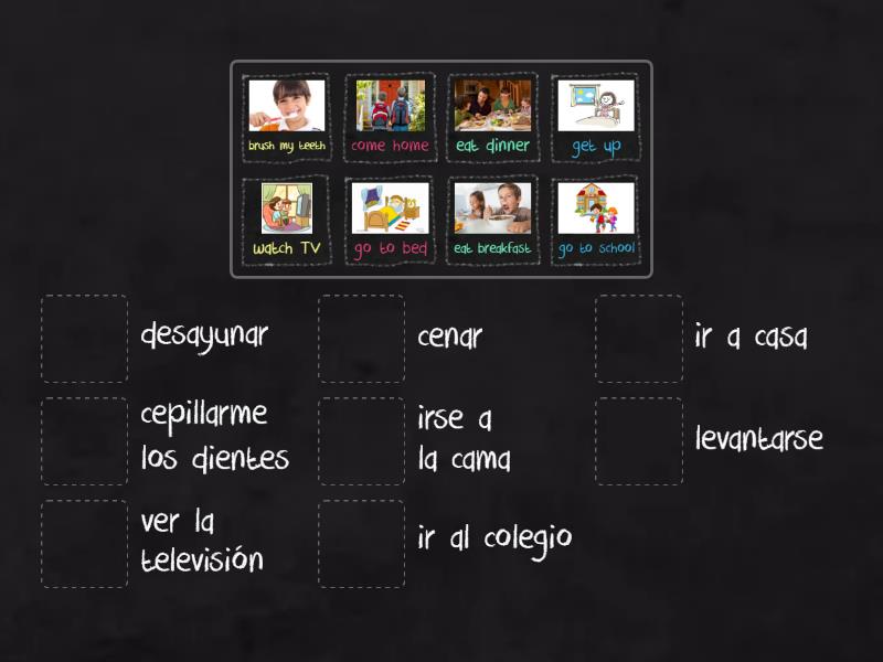 All about us now 4. Unit 2. Vocabulary - Match up