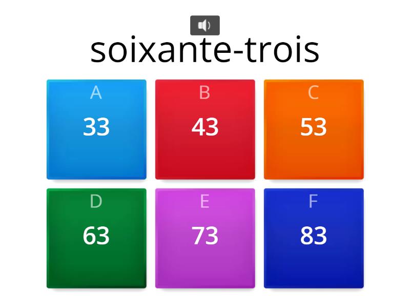 Les nombres - Quiz