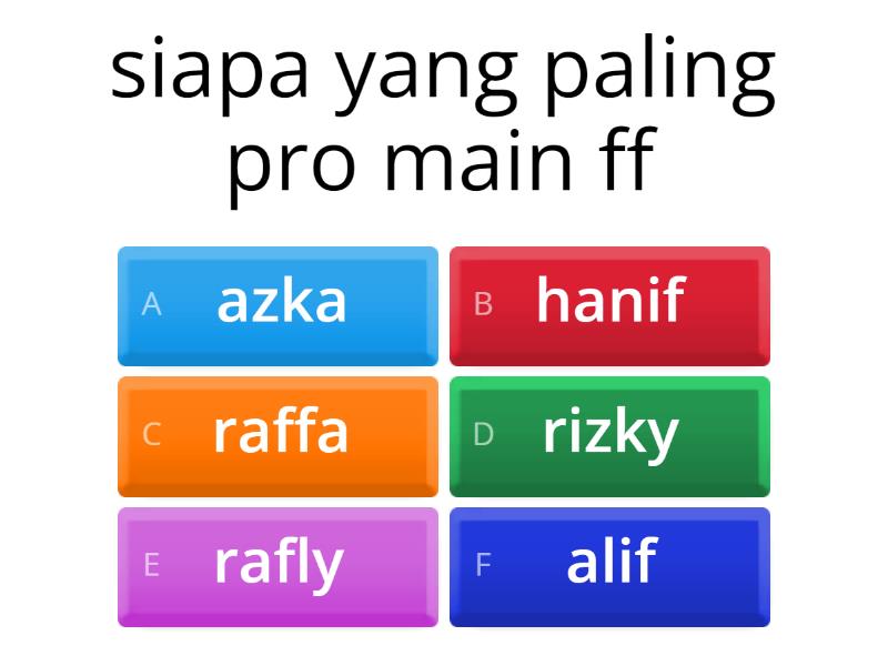 pertanyaan gabut - Quiz