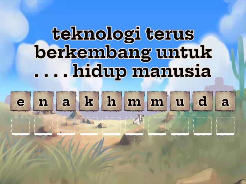 Kuis Informatika kelas 4 sesi 2 - Anagram