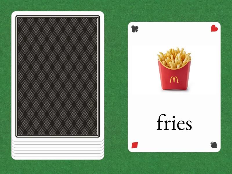 HO!2 Unit 1 Snack time Vocabulary part 1 - Speaking cards