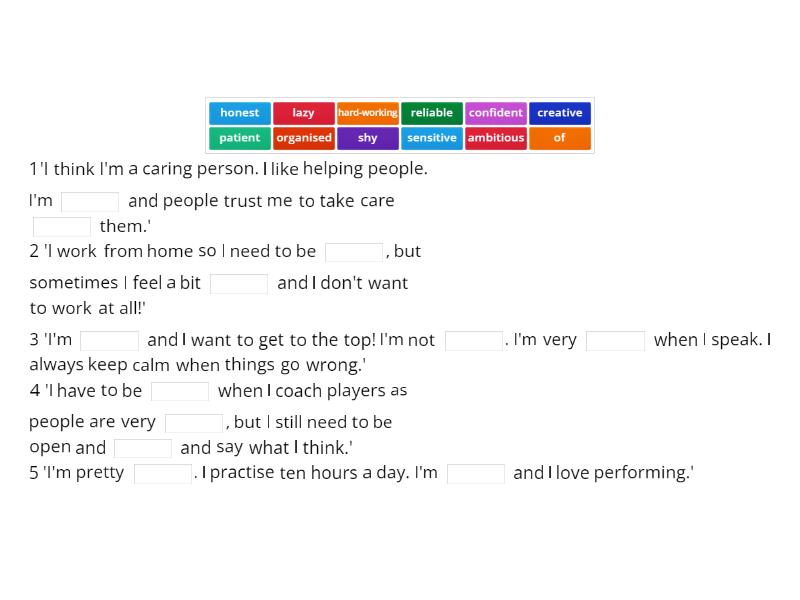 Roadmap B1 unit 1B - Missing word