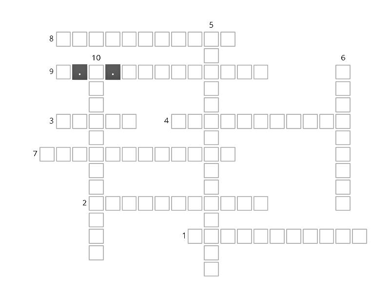 TTS Pramuka - Crossword