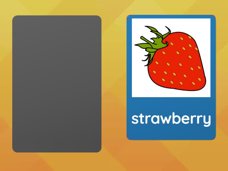 Fruit - Speaking cards