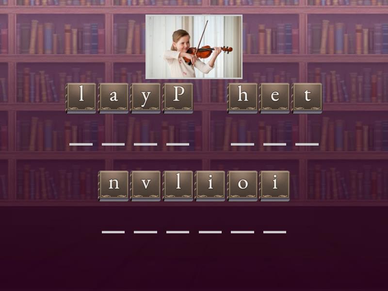 E5- UNIT 4- Free time activities - Anagram